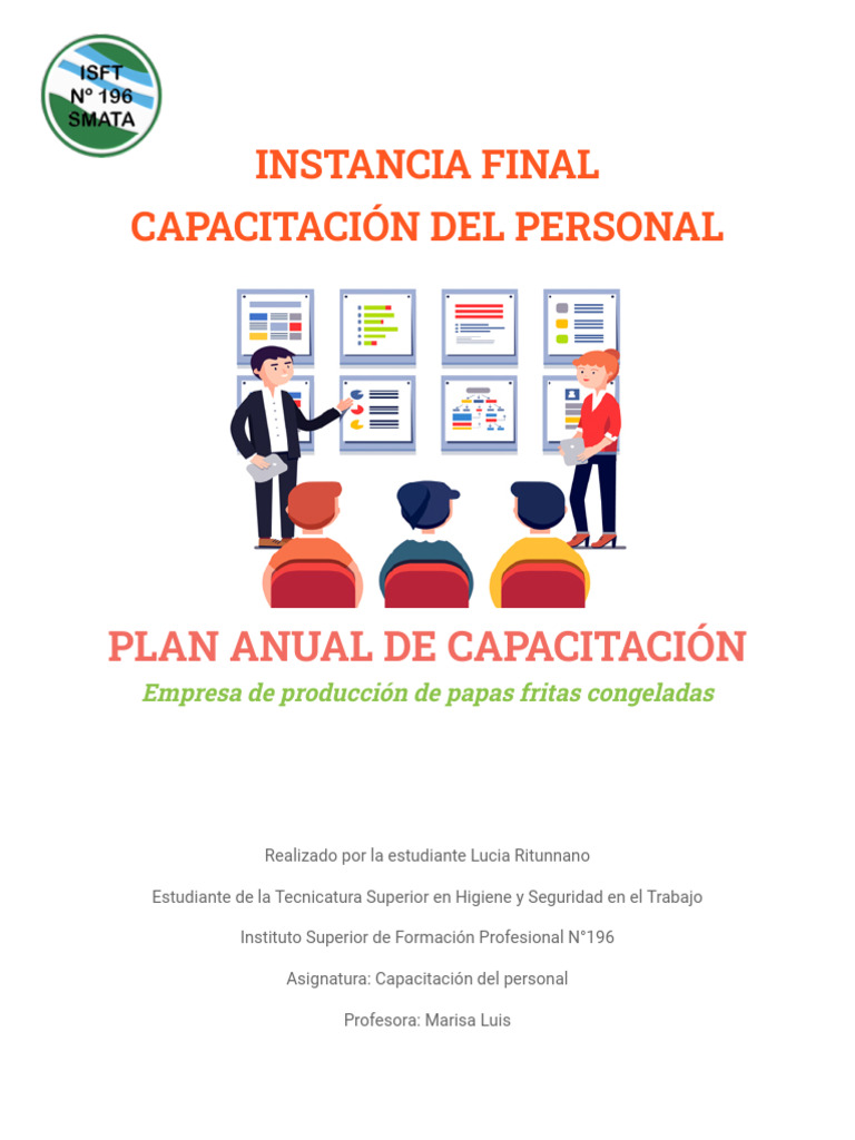 Plan Anual de Capacitación | PDF | Desarrollo profesional | Business