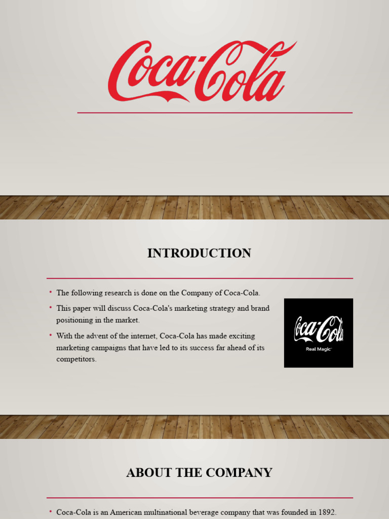 Coca Cola | PDF