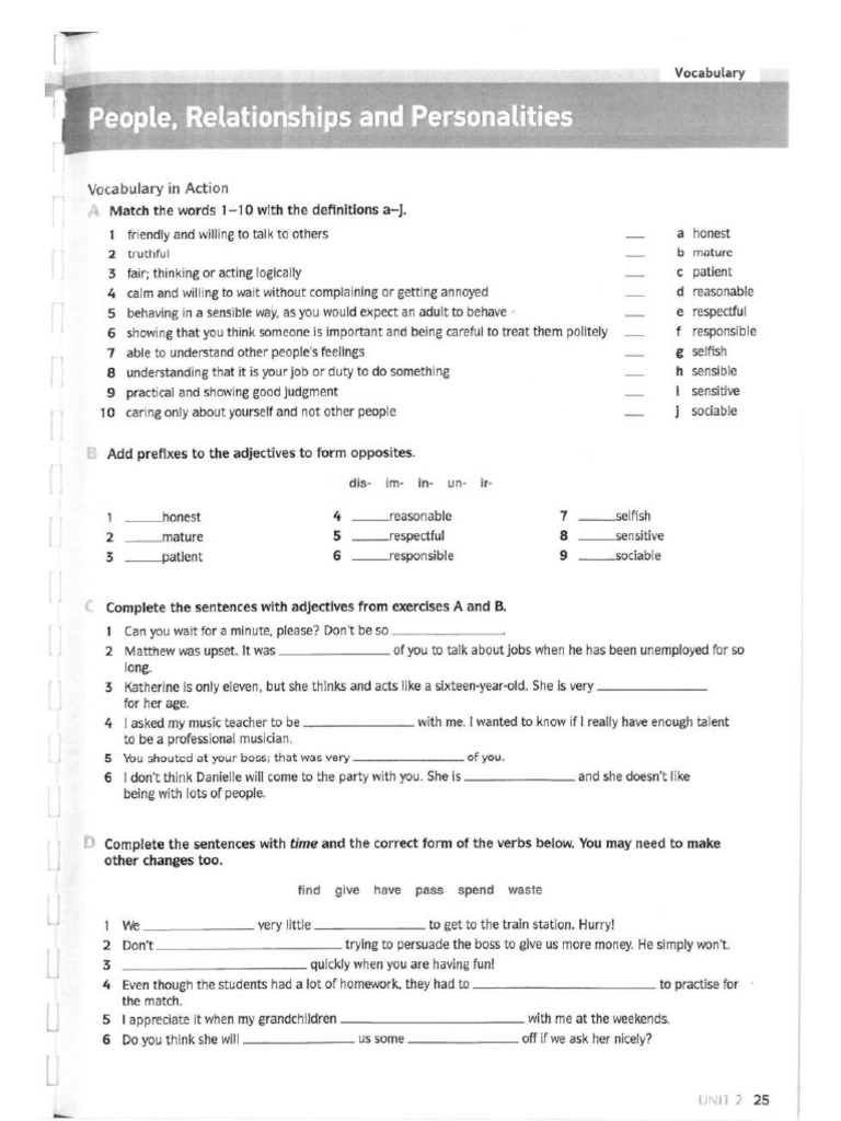 02 People Relationships Personalities | PDF