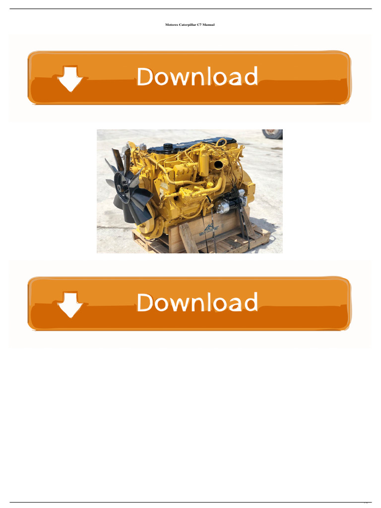 Vdocuments - MX - Motores Caterpillar c7 Manual | PDF