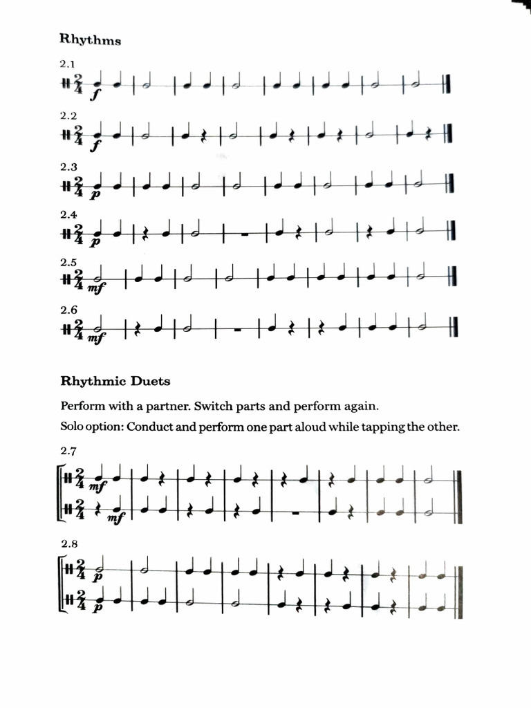 Aural Skills Sight Reading | PDF
