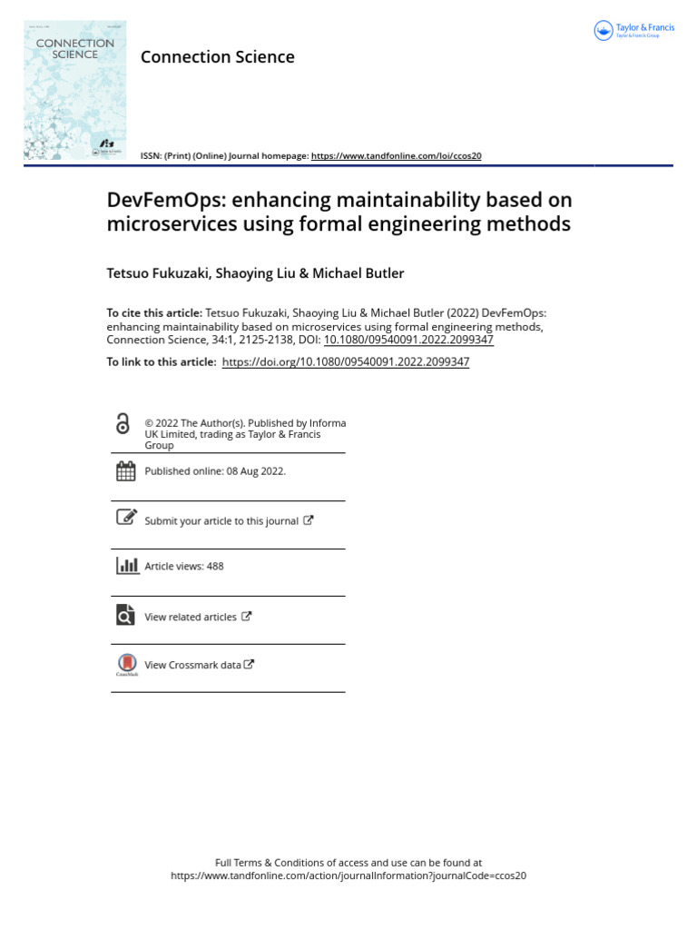 25 DevFemOps Enhancing Maintainability Based On Microservices Using Formal Engineering ...
