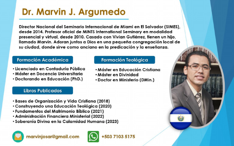 Marvin Argumedo - Perfil | PDF