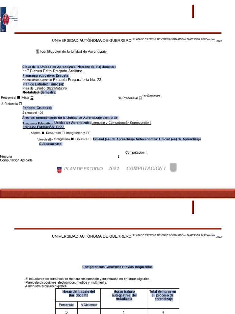 Programa de Computacion I | PDF