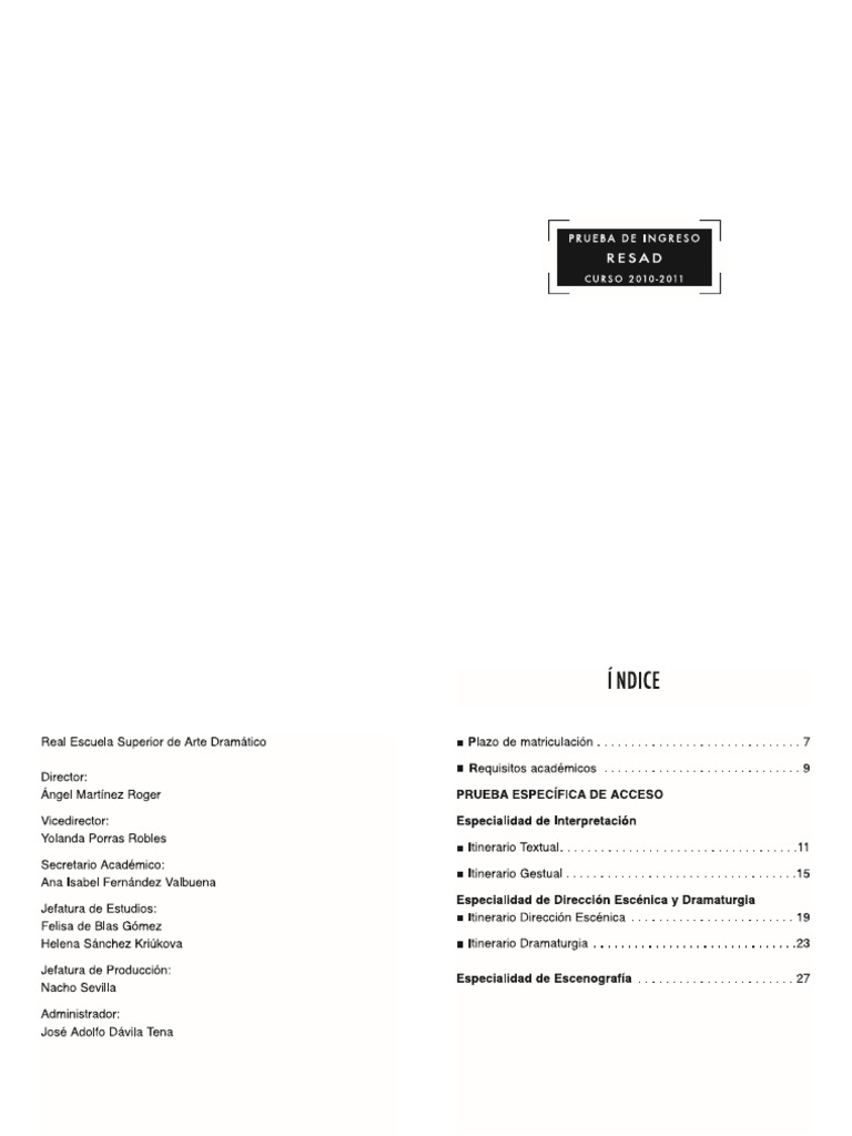 Preparación Examenes Resad | PDF