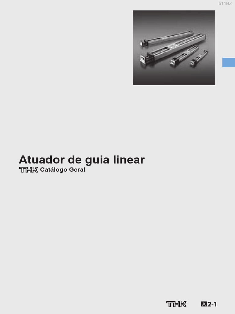Atuador Guia Linear (THK) | PDF