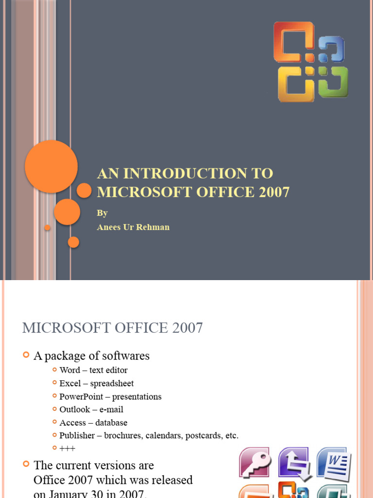 An Introduction To Microsoft Office | PDF | Microsoft Word | Page Layout