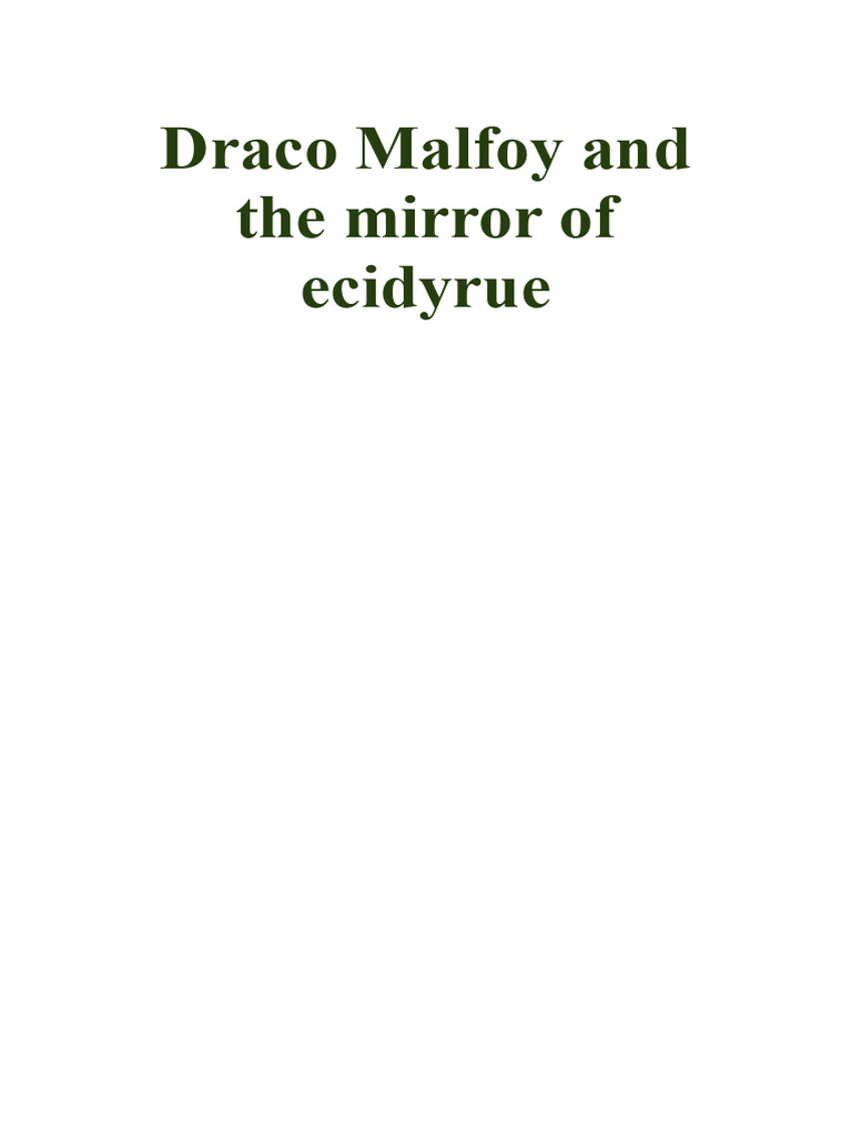 Draco Malfoy | PDF