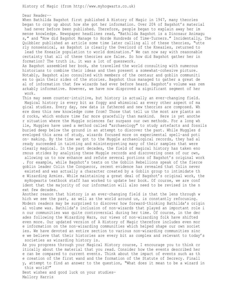 History of Magic | PDF | Epic Of Gilgamesh | Maya Civilization