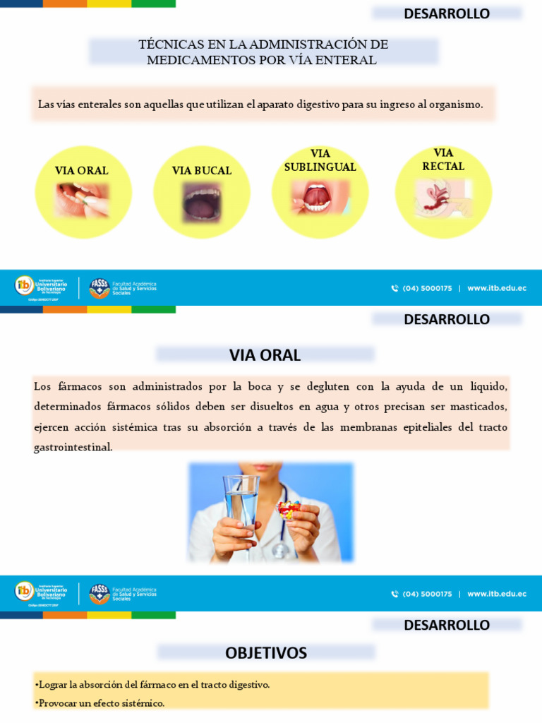 7 Clase Via Enteral Oral y Bucal | PDF