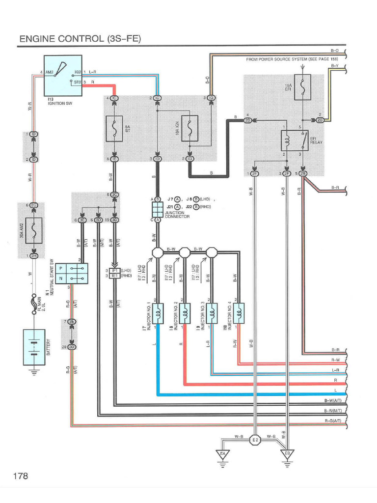 3S-FE 1997-2002 Engine Control | PDF