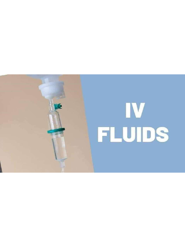 IV Fluids | PDF