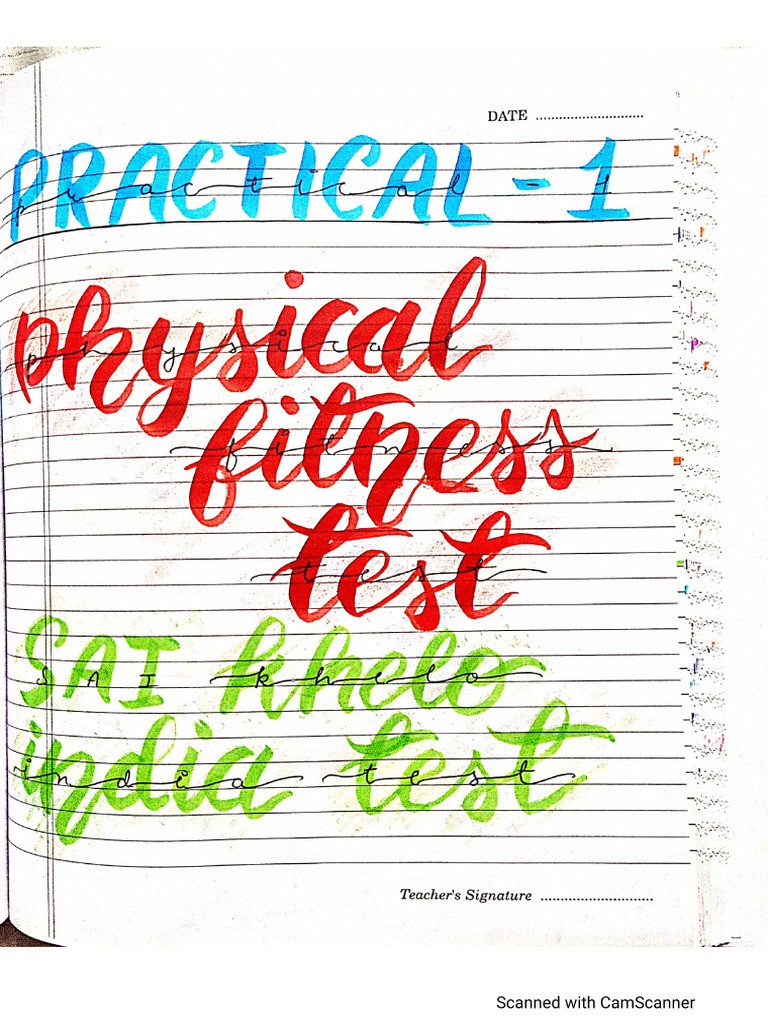 Practical Work (Physical Education) | PDF