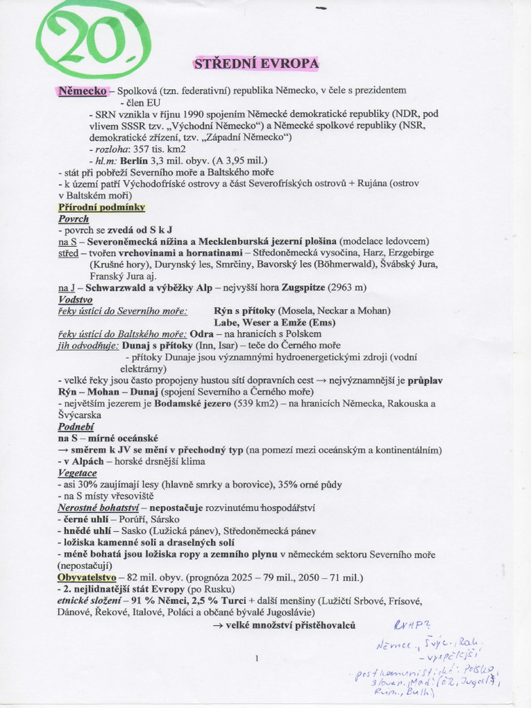 20-Střední Evropa 2 | PDF