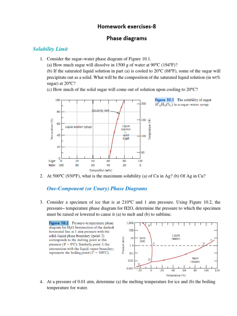 Hw-8.Phase Diagrams | PDF