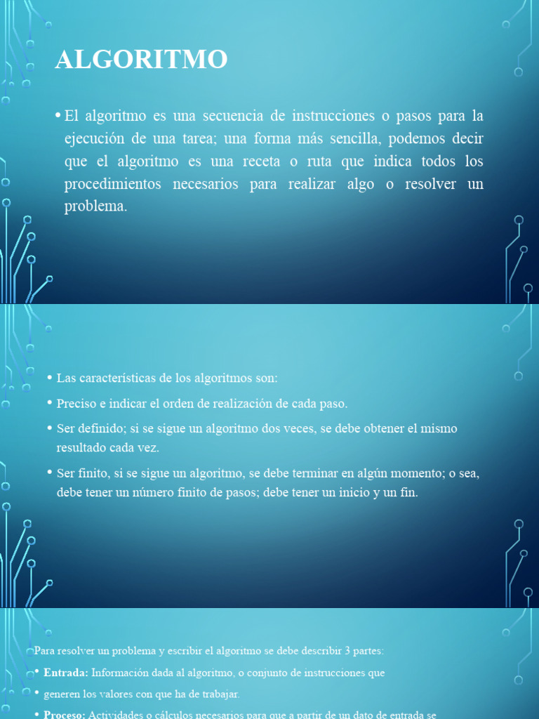 ¿Qué es un algoritmo? | PDF