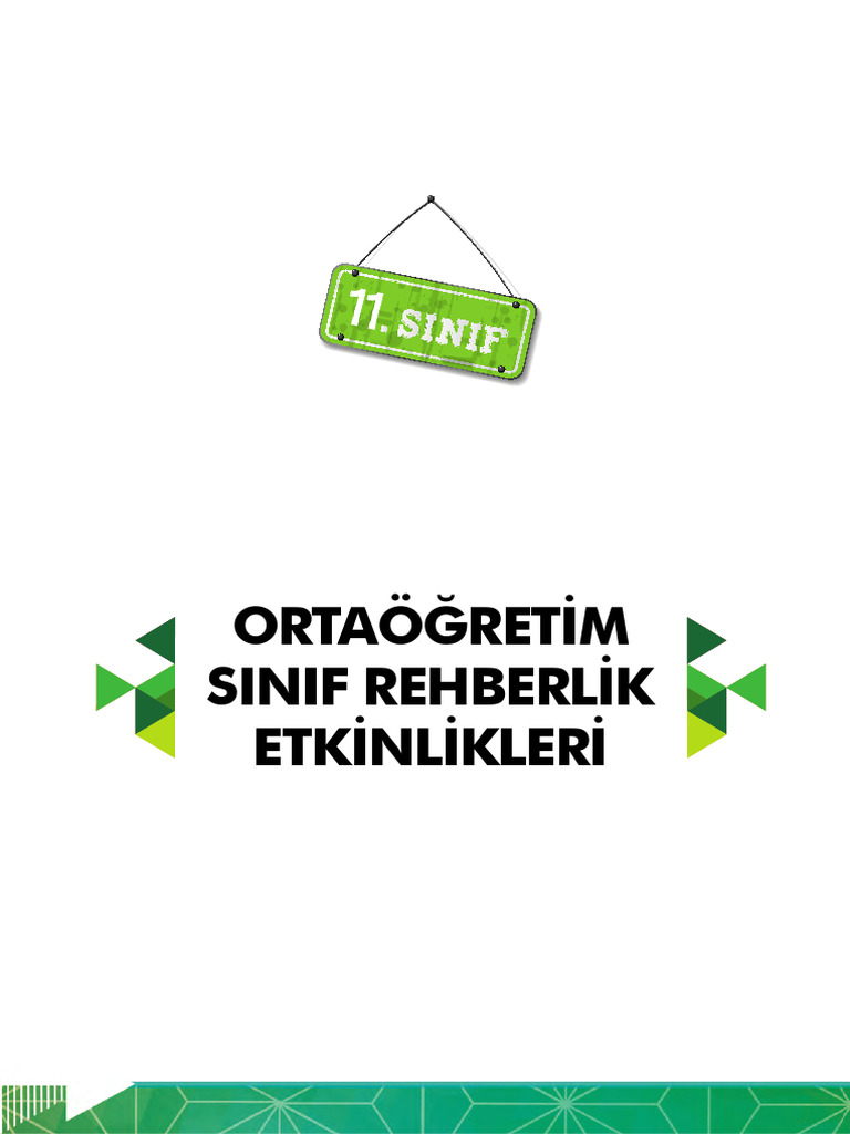 11. Sınıf Rehberlik Etkinlikleri | PDF