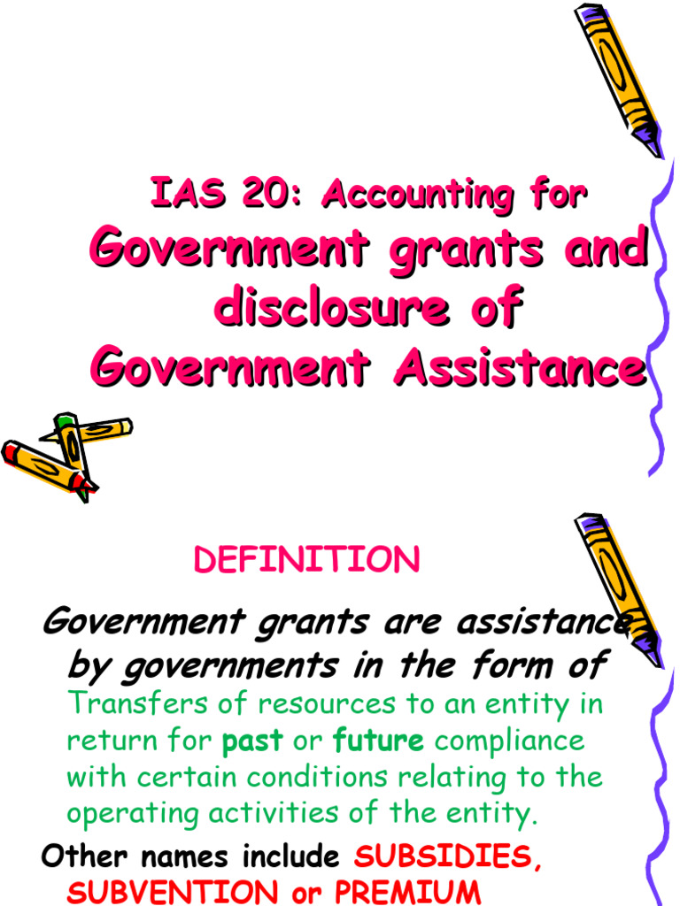IAS 20 Government Grants | PDF | Law