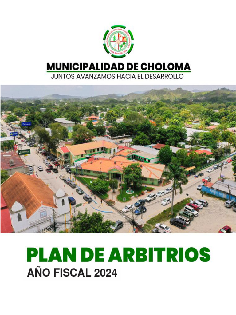 Plan de Arbitrios Choloma 2024 | PDF