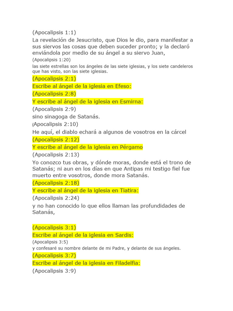 Tarea Apocalipsis 1 | PDF | Libro de revelación | Satán