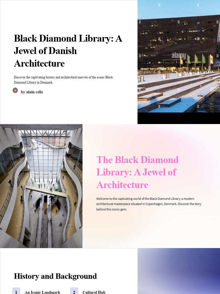 Black Diamond Library A Jewel of Danish Architecture | PDF | Libraries