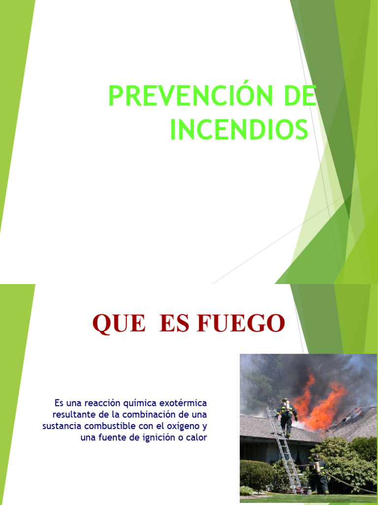 PREVENCION CONTRA INCENDIOS Completo | PDF