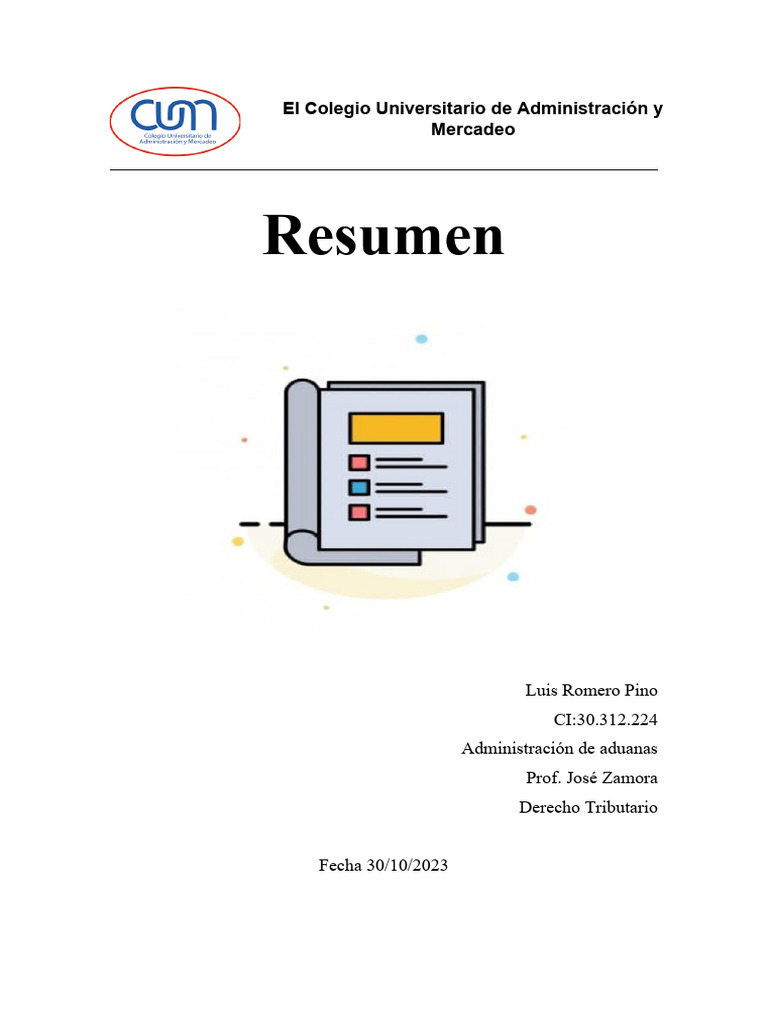 Resumen | PDF