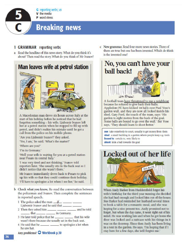 Reported Speech | PDF