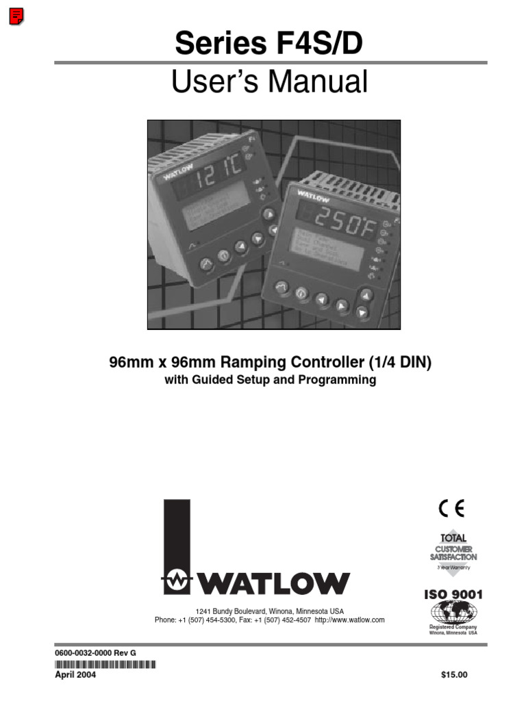 F4 Users Guide | PDF | Parameter (Computer Programming) | Menu (Computing)