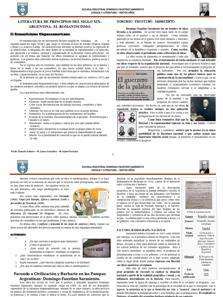 SARMIENTO FACUNDO-selección 111958 | PDF