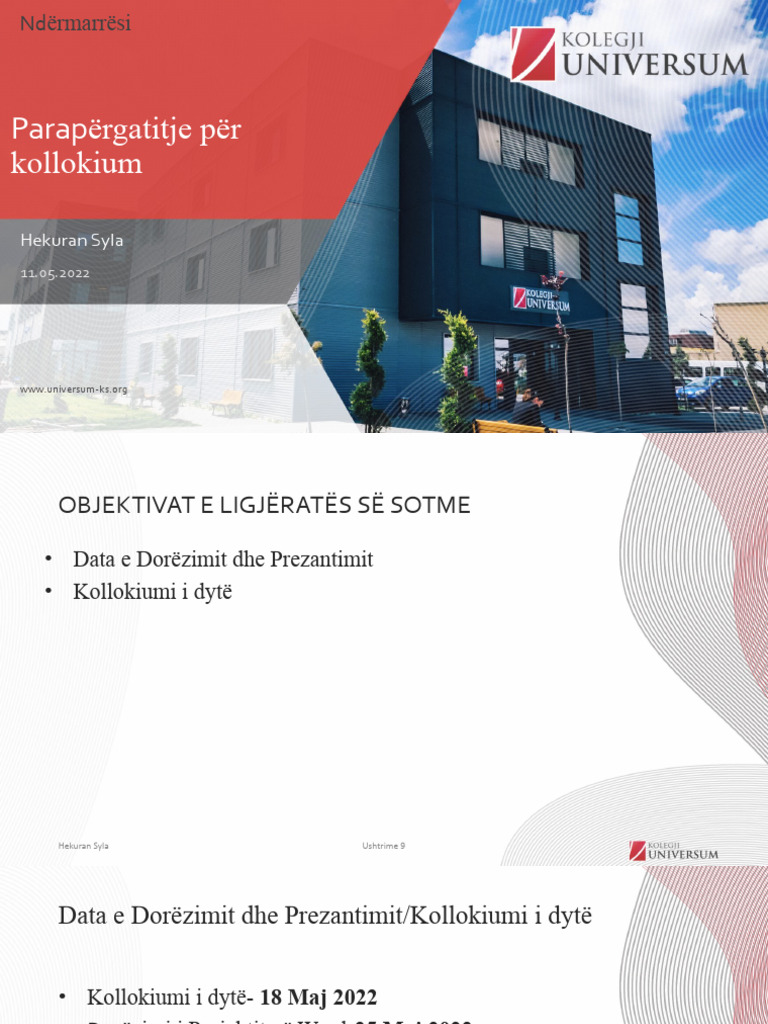 Ushtrime 10 Ndermarresi SHK 2 | PDF