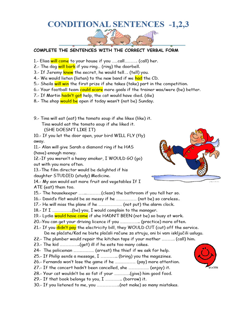 3d Mixed Conditionals Intermediate | PDF