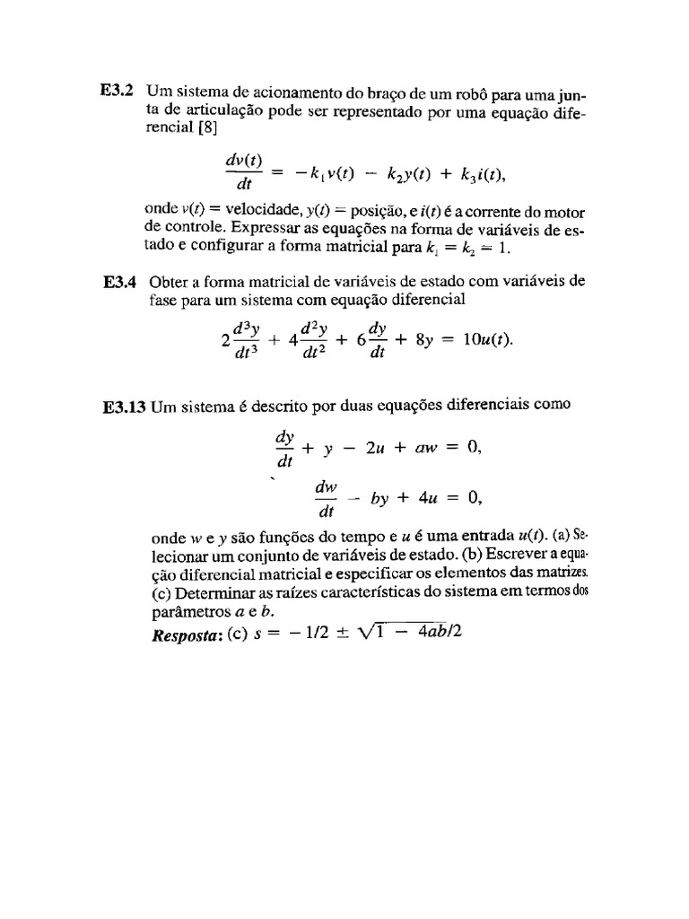 Lista de Exercícios Cap 3 DORF | PDF
