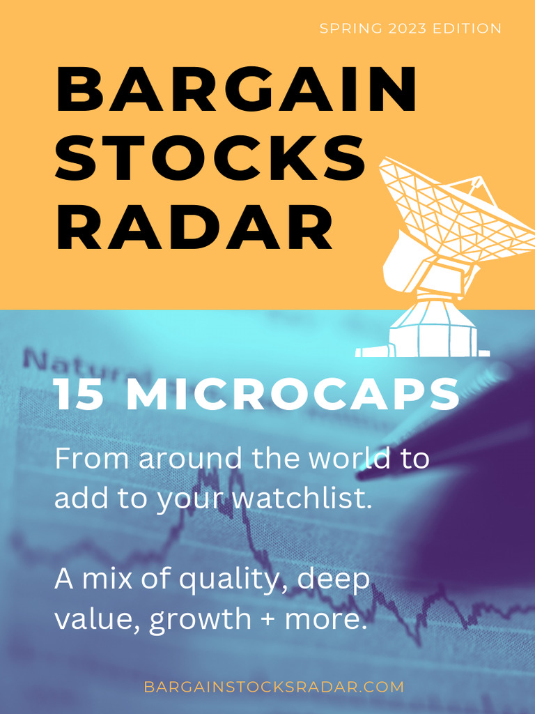 Bargain Stocks Radar March 2023 | PDF | Stocks | Dividend
