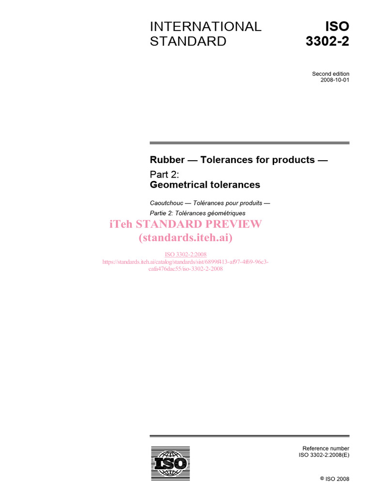 Iso 3302 2 2008 | PDF