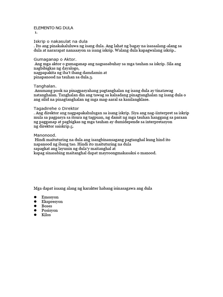 Elemento NG Dula | PDF