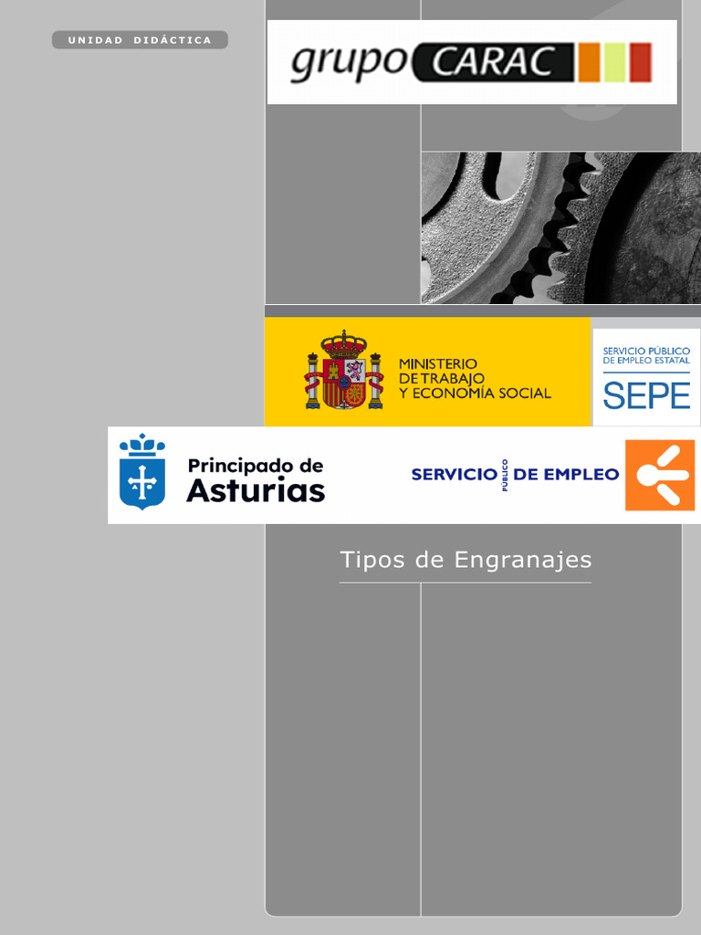 05 Tipos de Engranaje Logos Carac | PDF | Engranaje | Cinemática