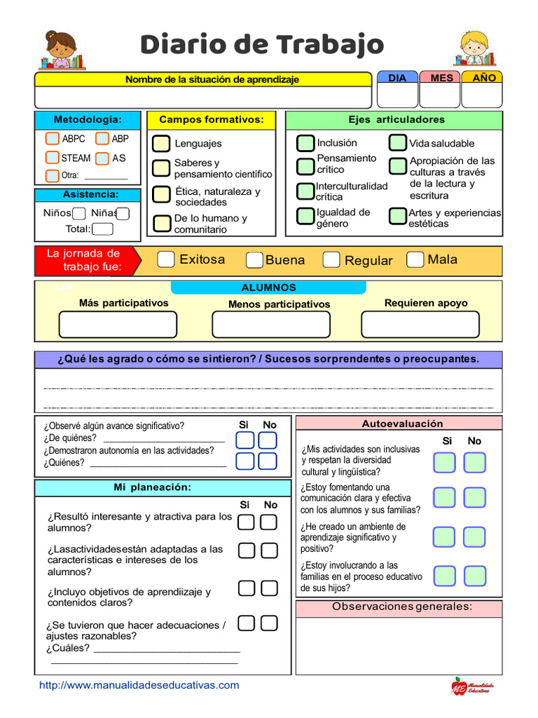 Diario de Trabajo 2023-2024 Me | PDF | Modificación de comportamiento ...