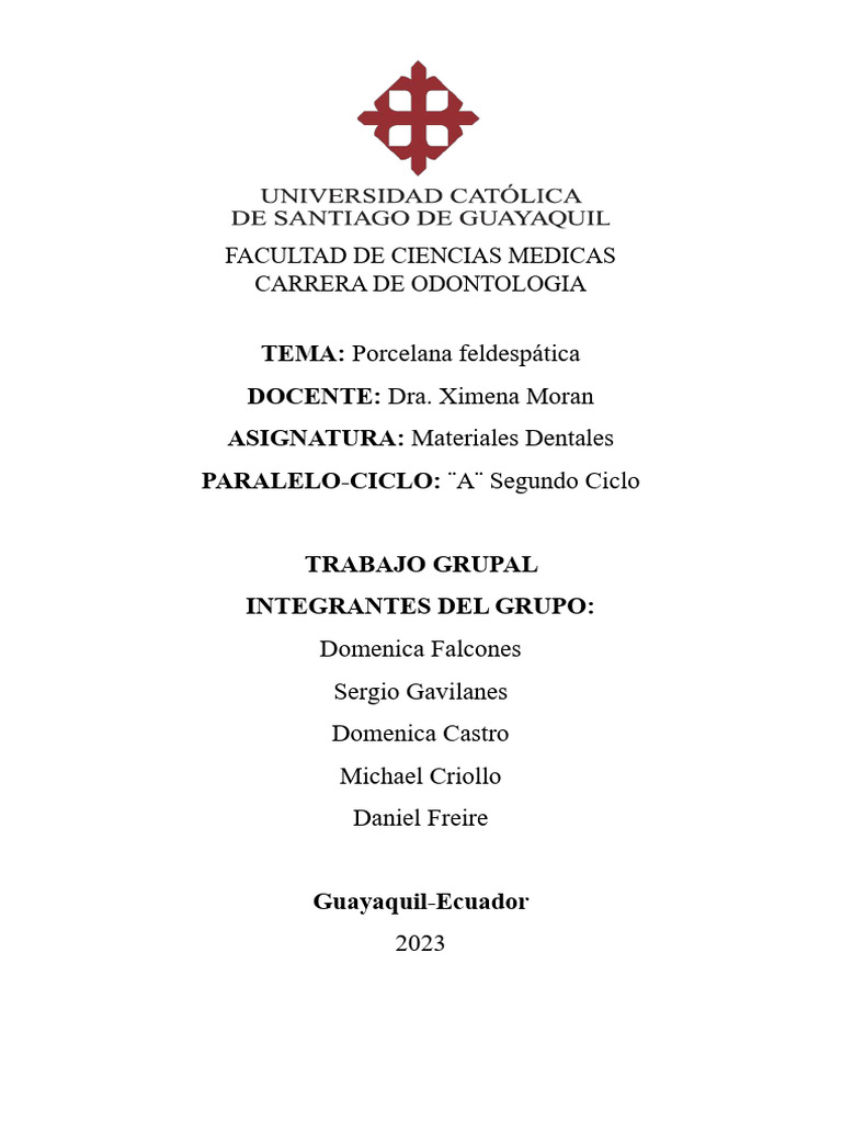 Porcelana Feldespática en Odontología | PDF