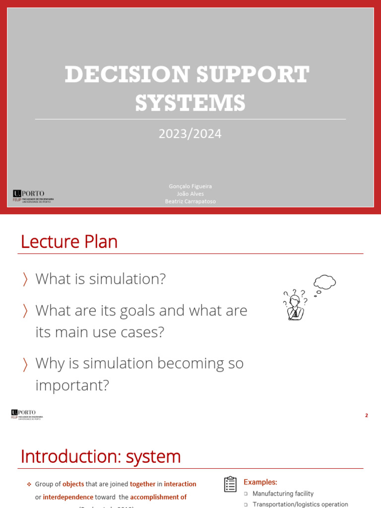 Simulation Lecture 1 | PDF