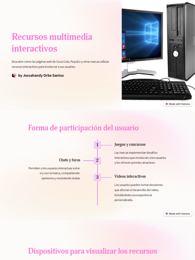 Recursos Multimedia Interactivos | PDF | Tableta | Multimedia