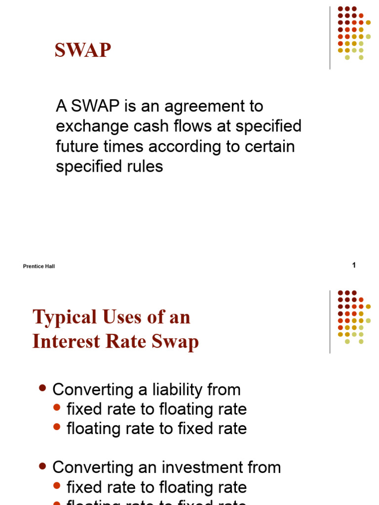Swap Example | PDF | Swap (Finance) | Investment Banking