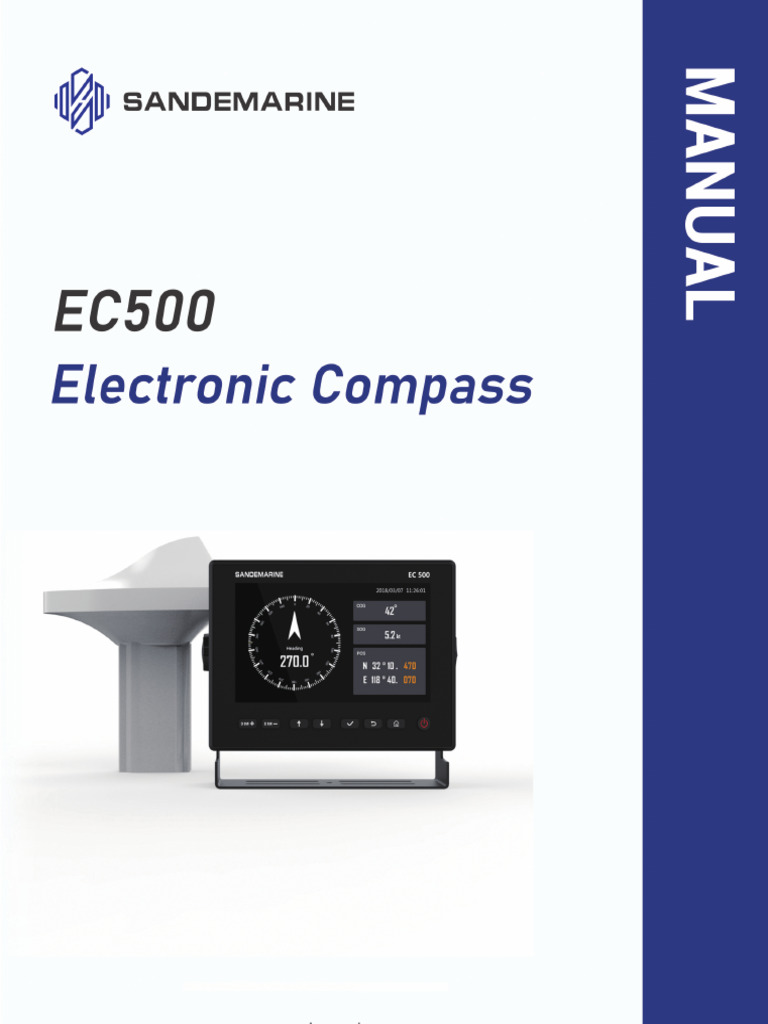 Manual - EC500 Electronic Compass | PDF | Electrical Connector | Compass