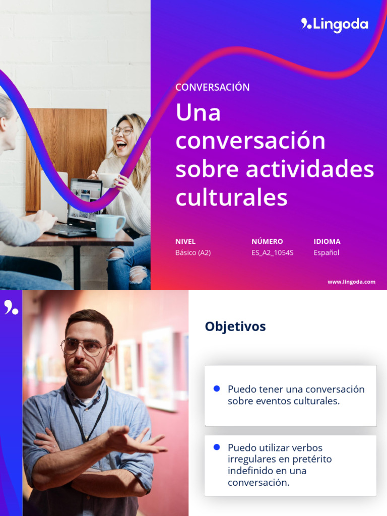 Conversación Cultural en Español A2 | PDF | Arte