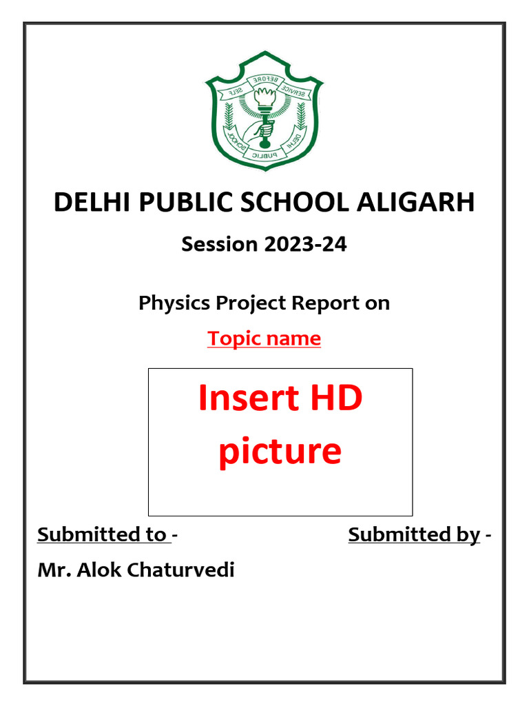 Physics Project Report | PDF