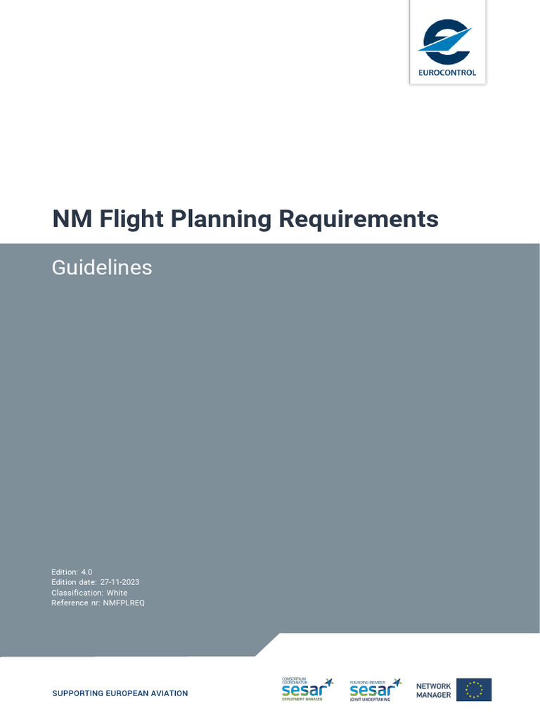 Eurocontrol NM FPL Guidelines v4 0 | PDF | Business | Computers