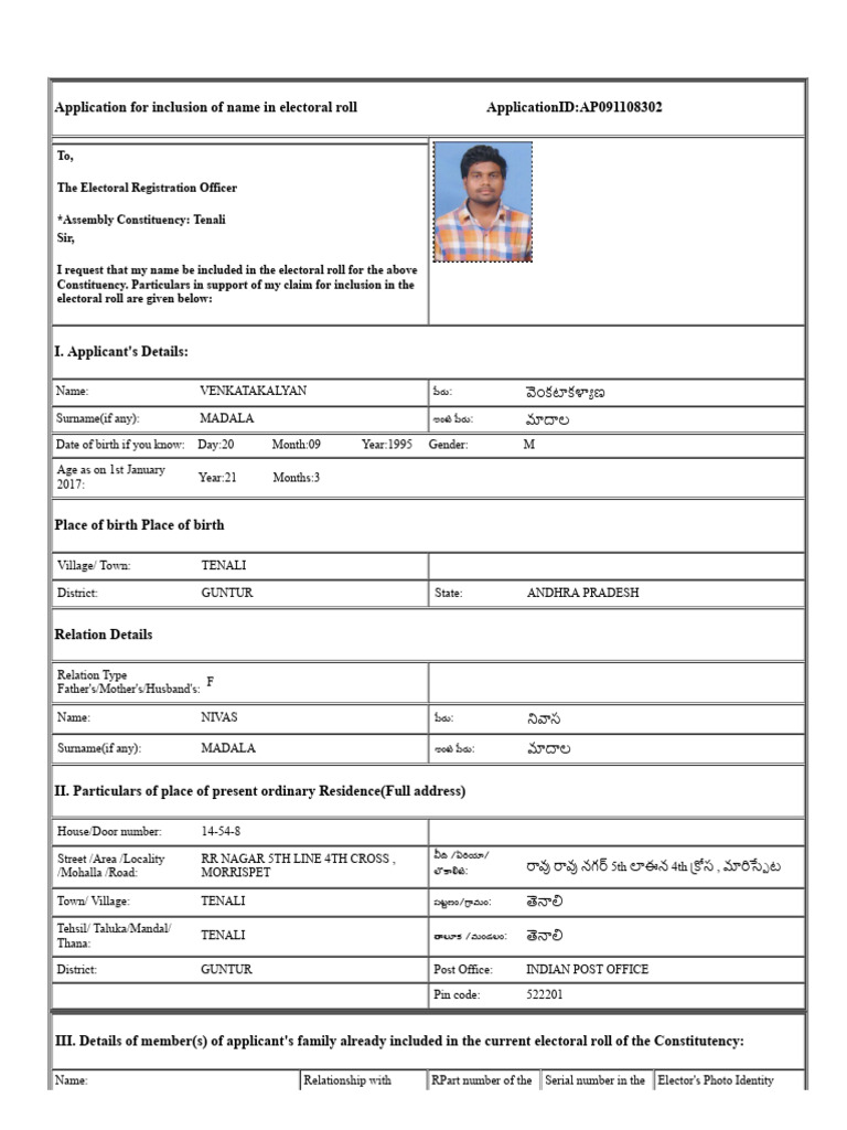 Voter ID Form 6 Application Guide | PDF | Political Corruption | Democracy