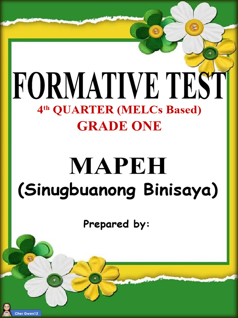 MAPEH Worksheets Q1 W3 | PDF