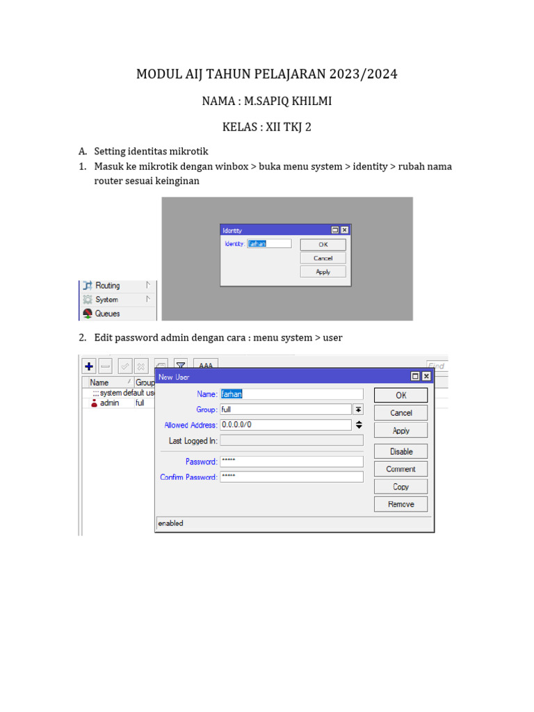 Modul (Aij) Tahun Pelajaran 2023 | PDF