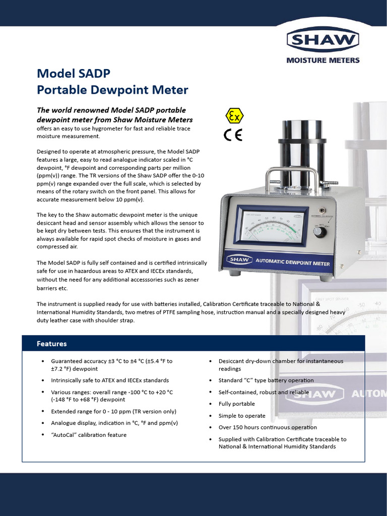 SADP Specification Sheet | PDF